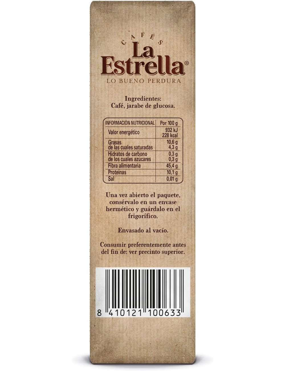 La Estrella Café Molido Mezcla Intensa 250g, 4 paquetes