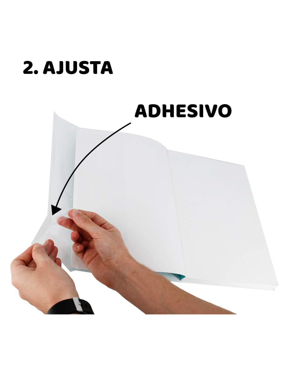 12 Forros de Libros de Plástico Adhesivo Ajustable y Transparente de 29 ...