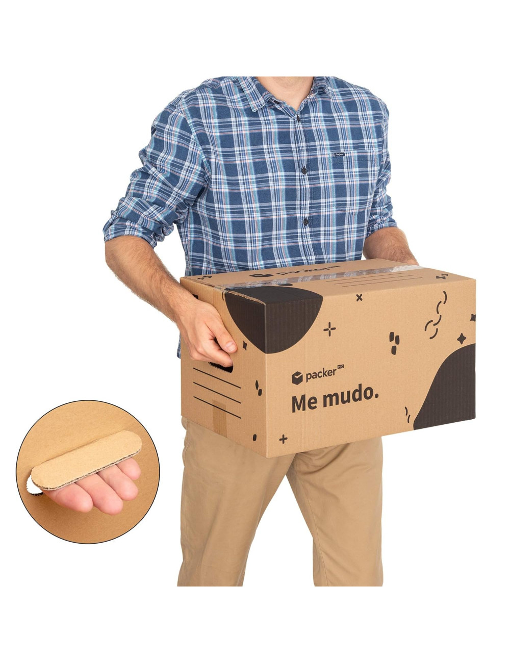 packer PRO Me Mudo Pack 10 Cajas Cartón para Mudanzas y Almacenaje ...