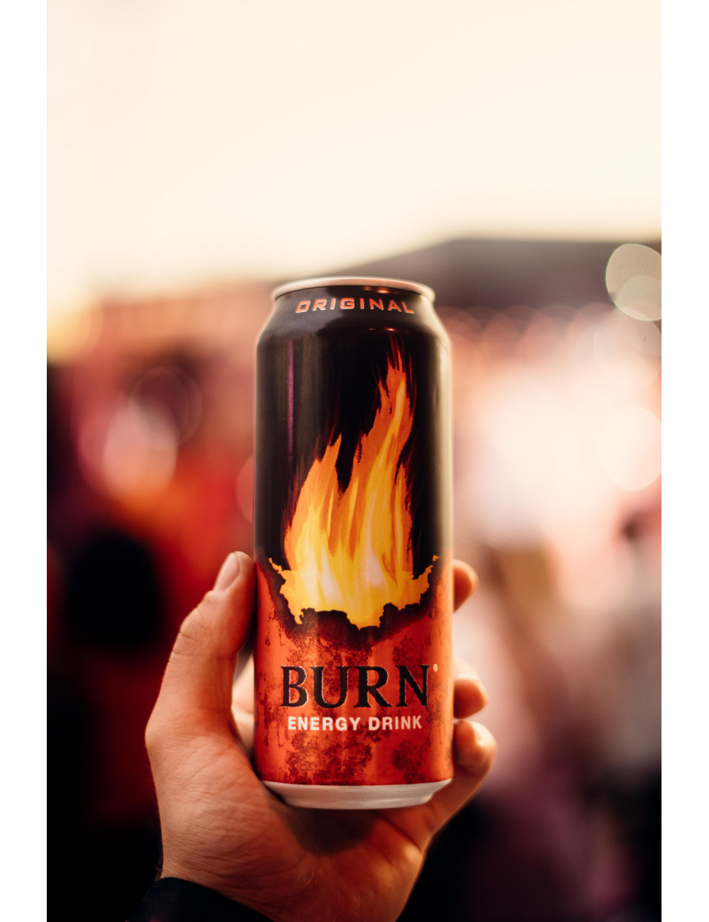 BURN Original Bebida Energética, 12 latas de 500ml