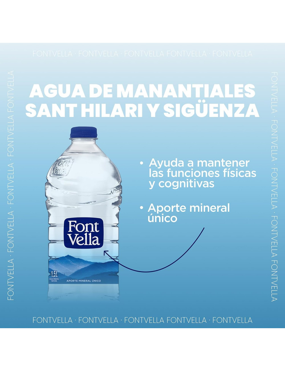 Font Vella Agua Mineral Natural, 1.5L