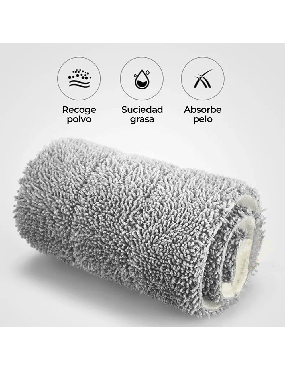 Mopa Cubo Escurridor con Compartimentos, Flexible y Plano con Rotación ...