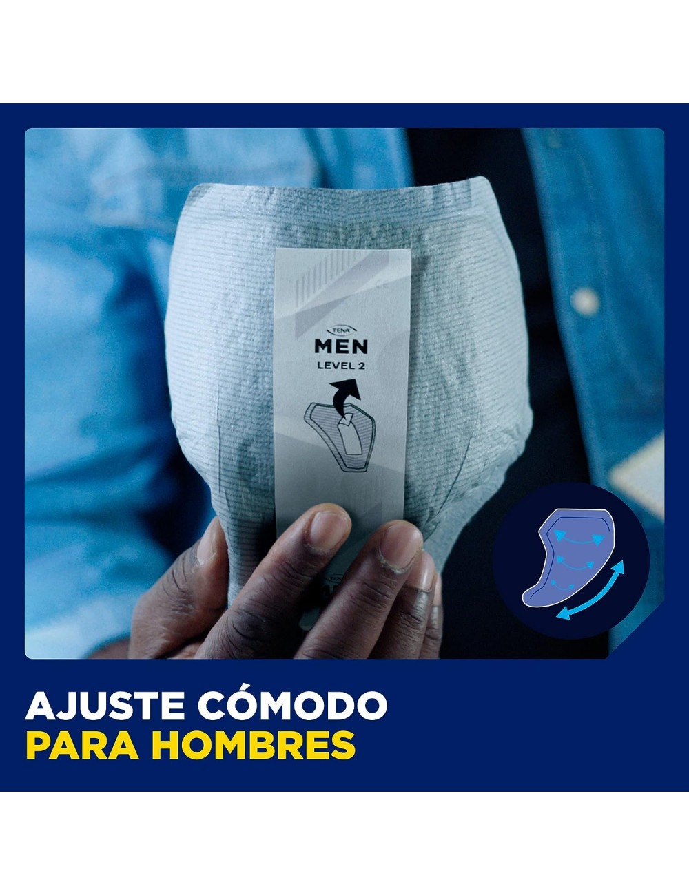 TENA Men Level 2 - 60 Compresas Protectoras y Absorbentes para Hombre ...